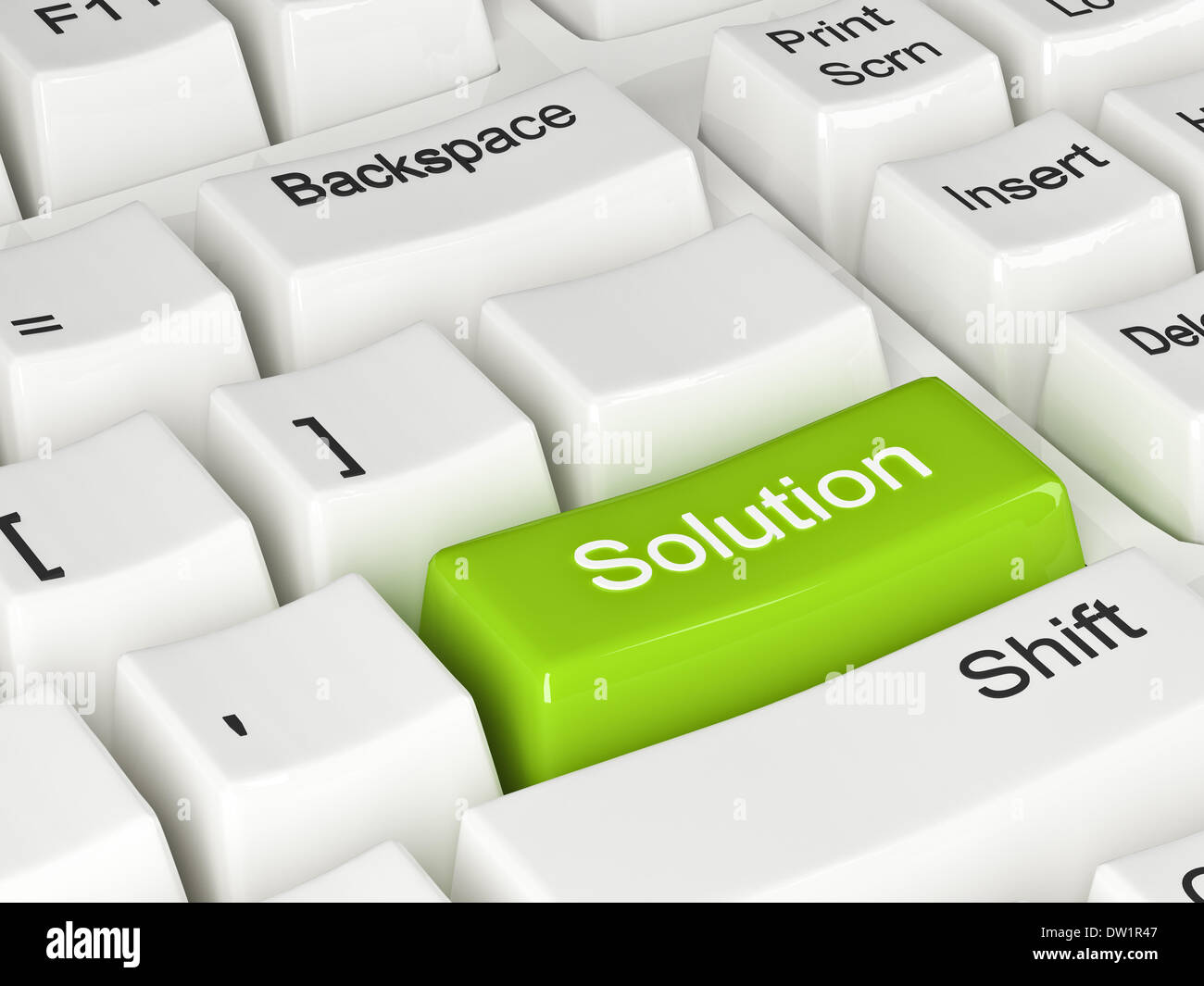 white solution keyboard Stock Photo - Alamy