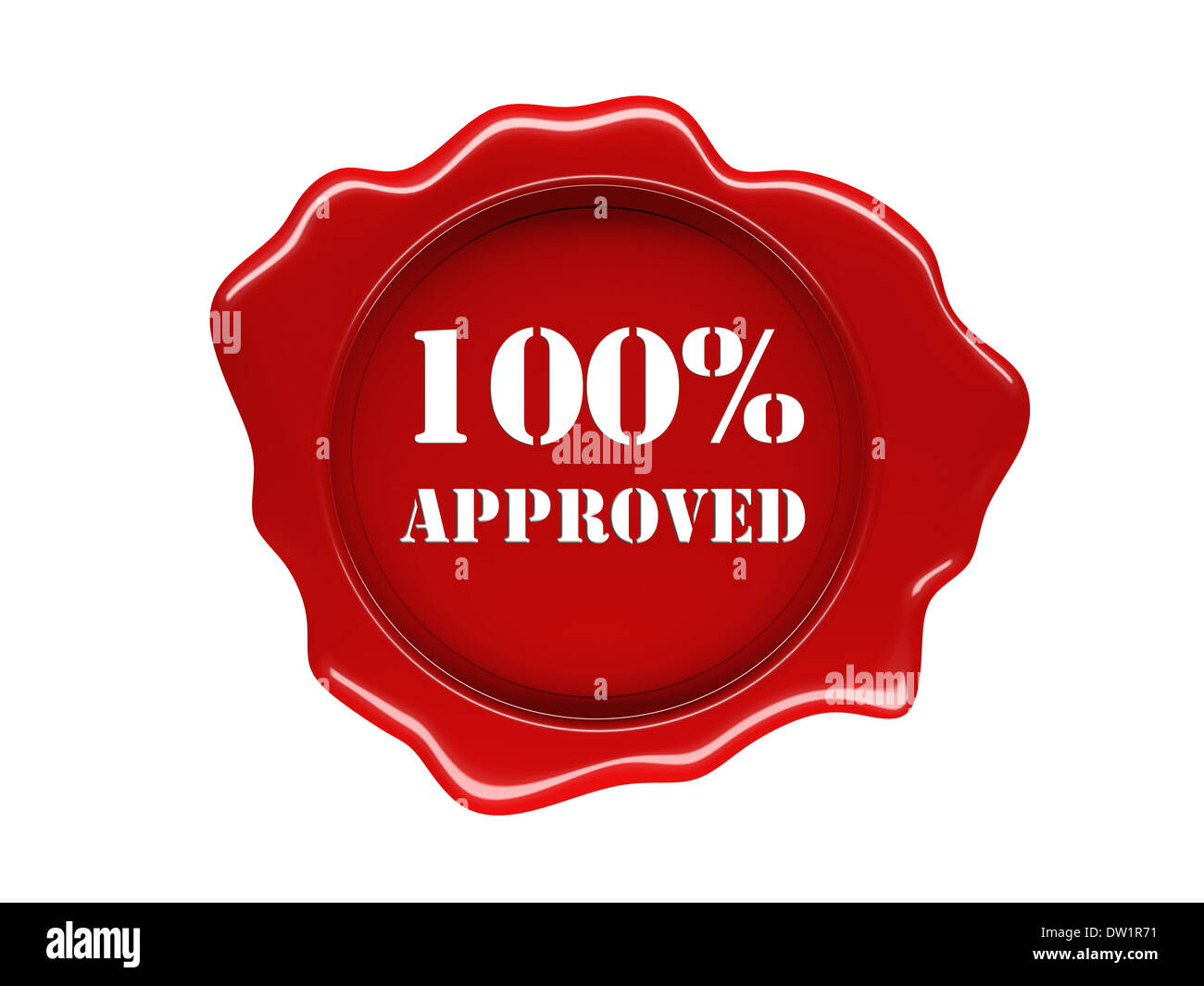 Vintage approved seal hi-res stock photography and images - Alamy