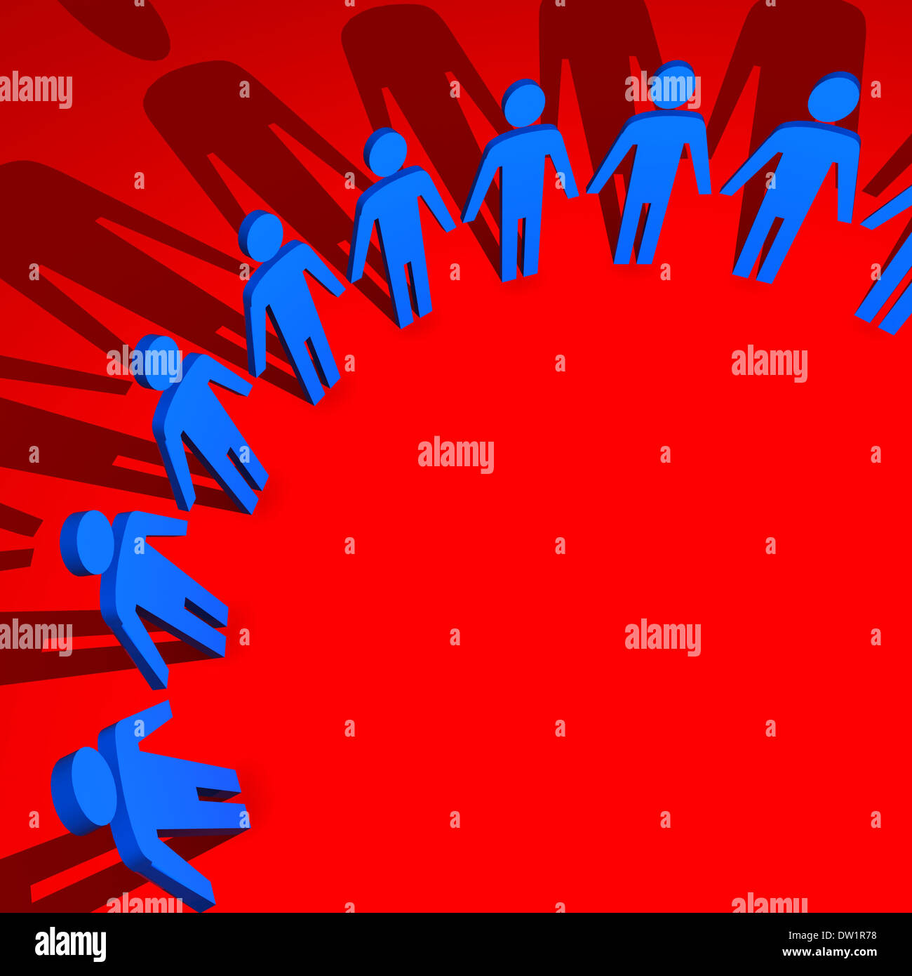 circle of business Stock Photo - Alamy