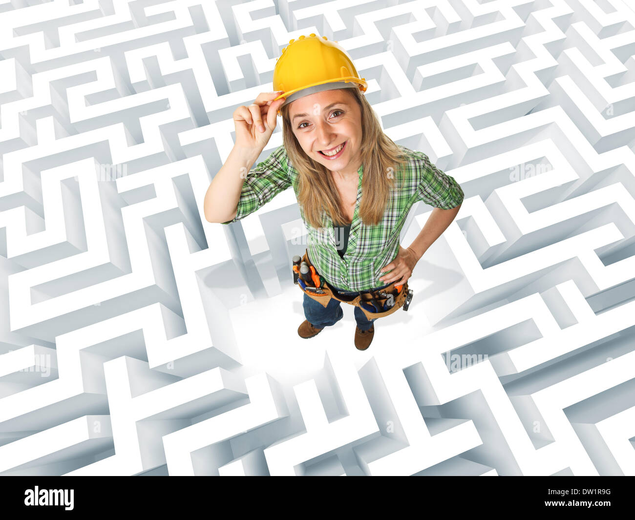 In the maze hi-res stock photography and images - Alamy