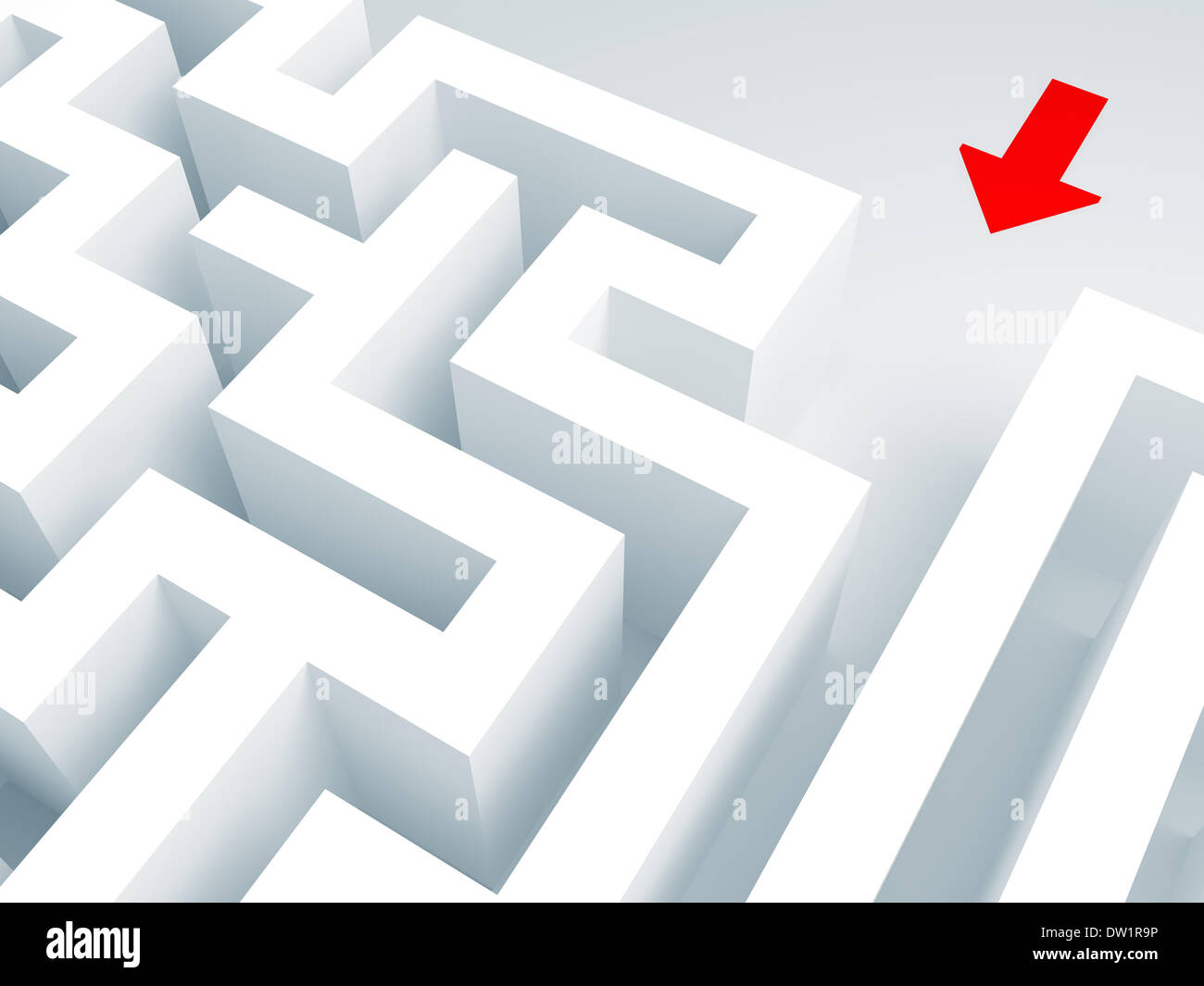 Maze 3d hi-res stock photography and images - Alamy