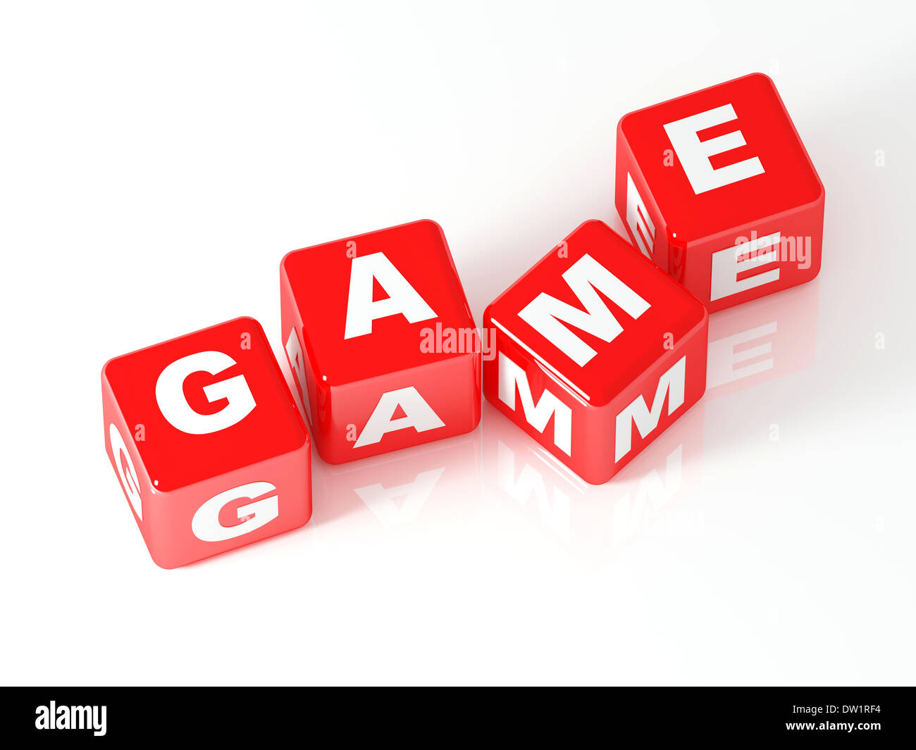 game cube 3d Stock Photo - Alamy