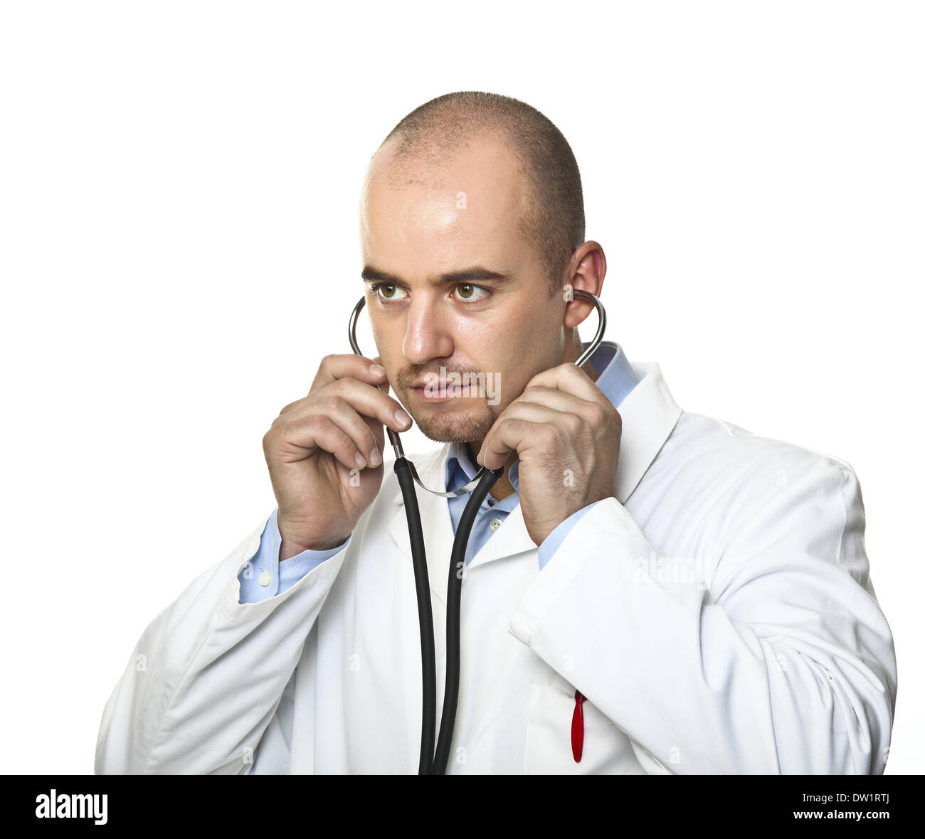 doctor use stethoscope Stock Photo - Alamy