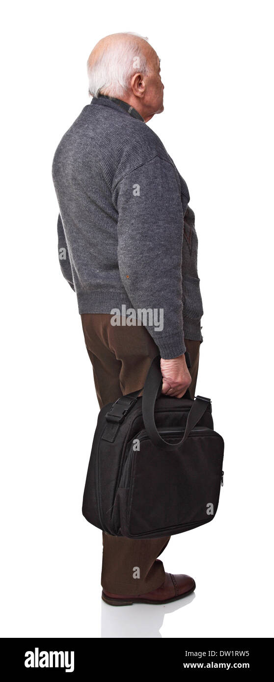 old man side portrait Stock Photo - Alamy