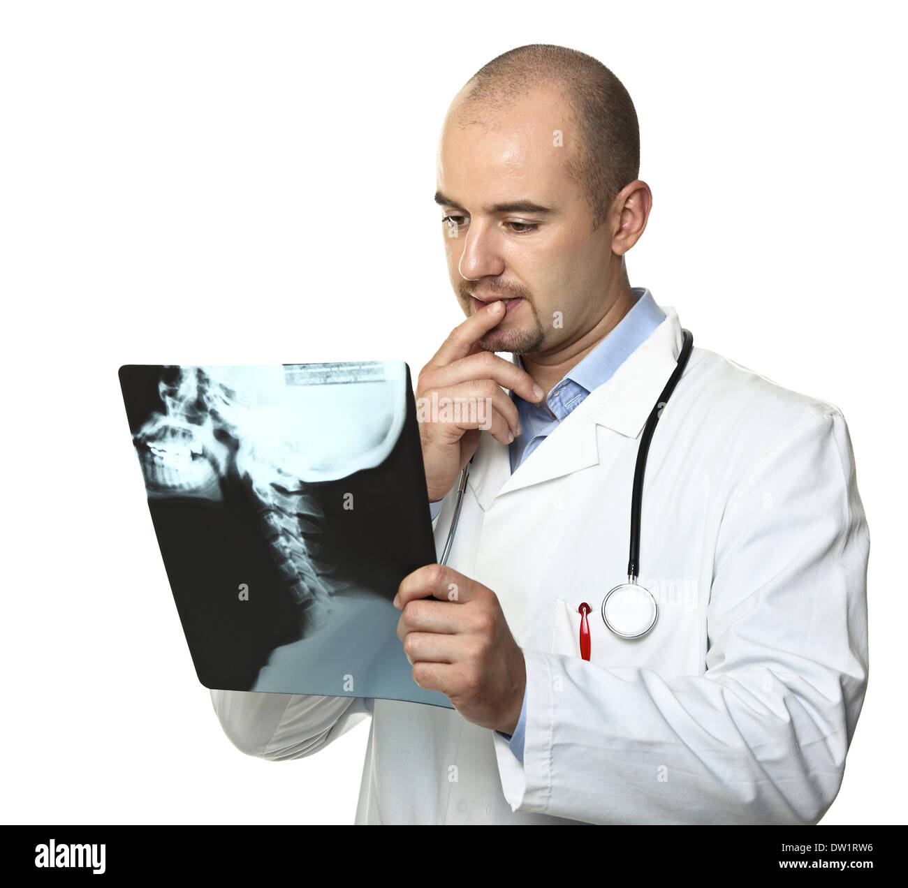 doctor at work isolated Stock Photo - Alamy