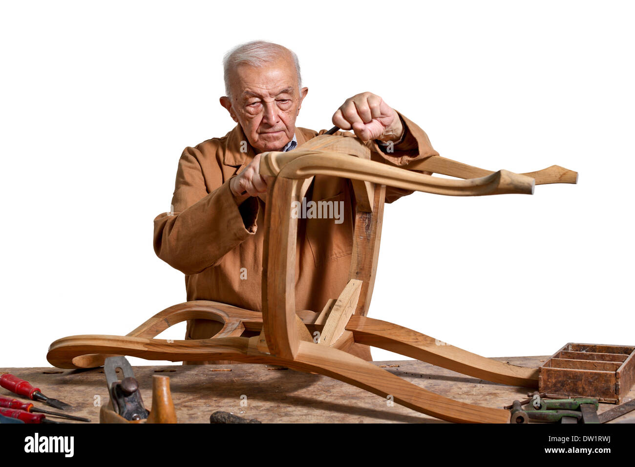 Carpenter made chair hi-res stock photography and images - Alamy