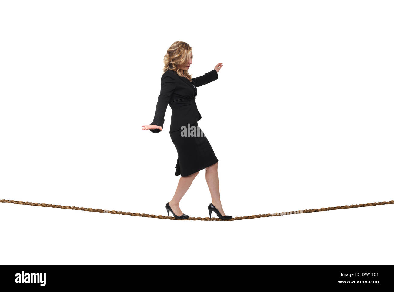 High wire circus hi-res stock photography and images - Alamy