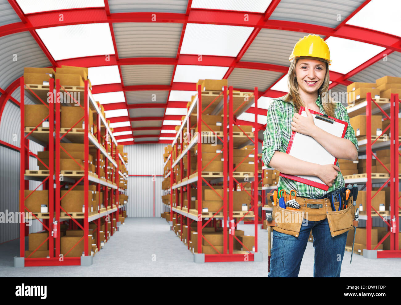 Girl In Warehouse High Resolution Stock Photography and Images - Alamy
