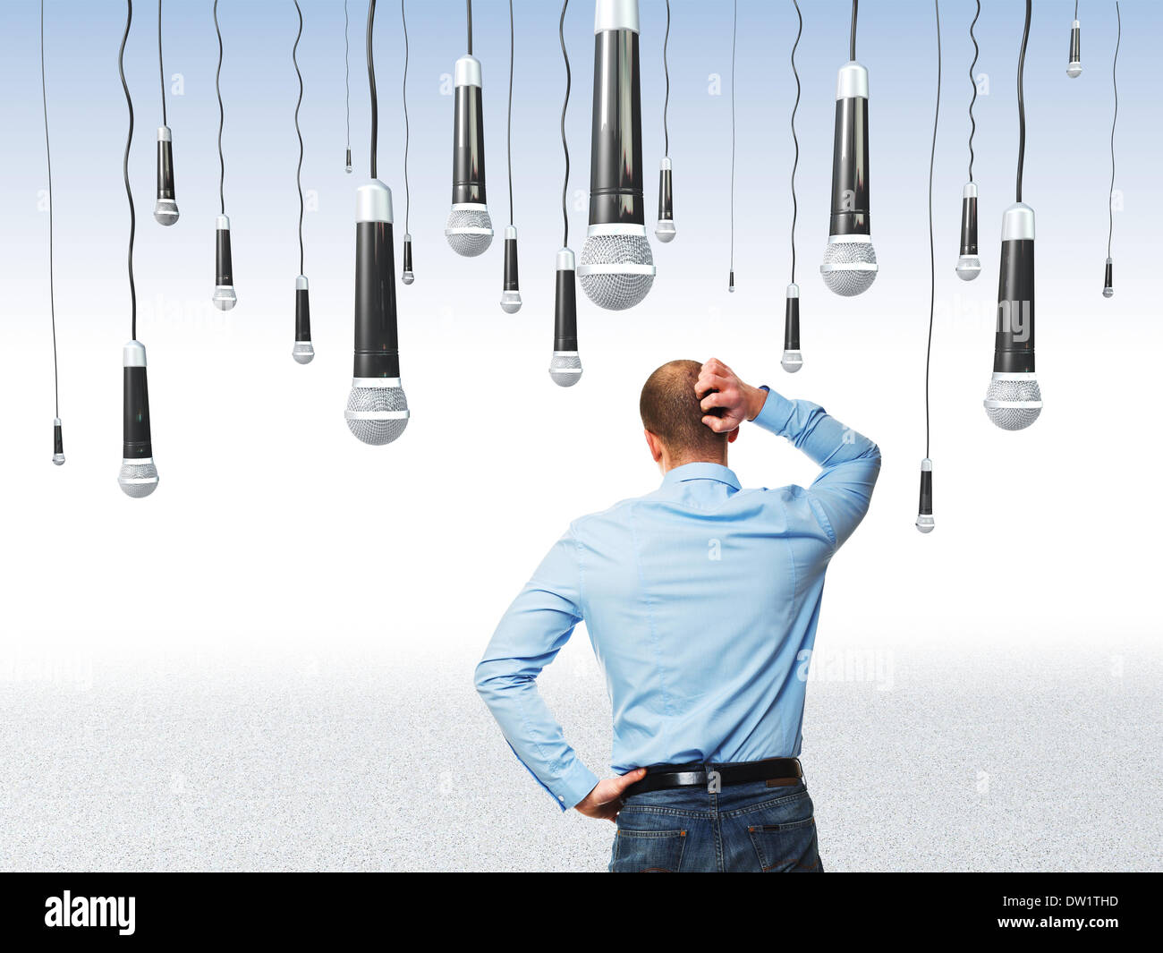 speak or listen Stock Photo - Alamy