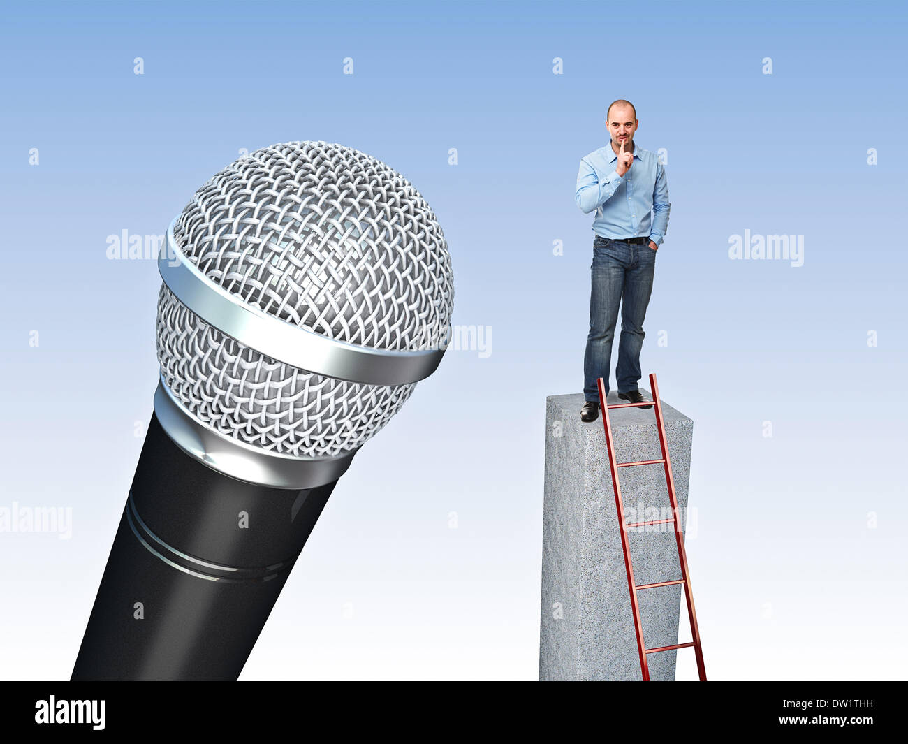 Silence please hi-res stock photography and images - Alamy