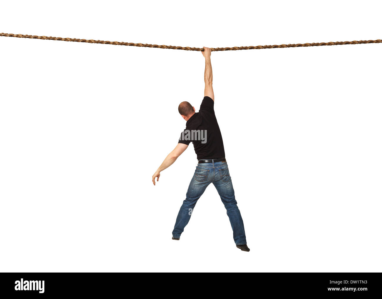 Man rope Cut Out Stock Images & Pictures - Alamy