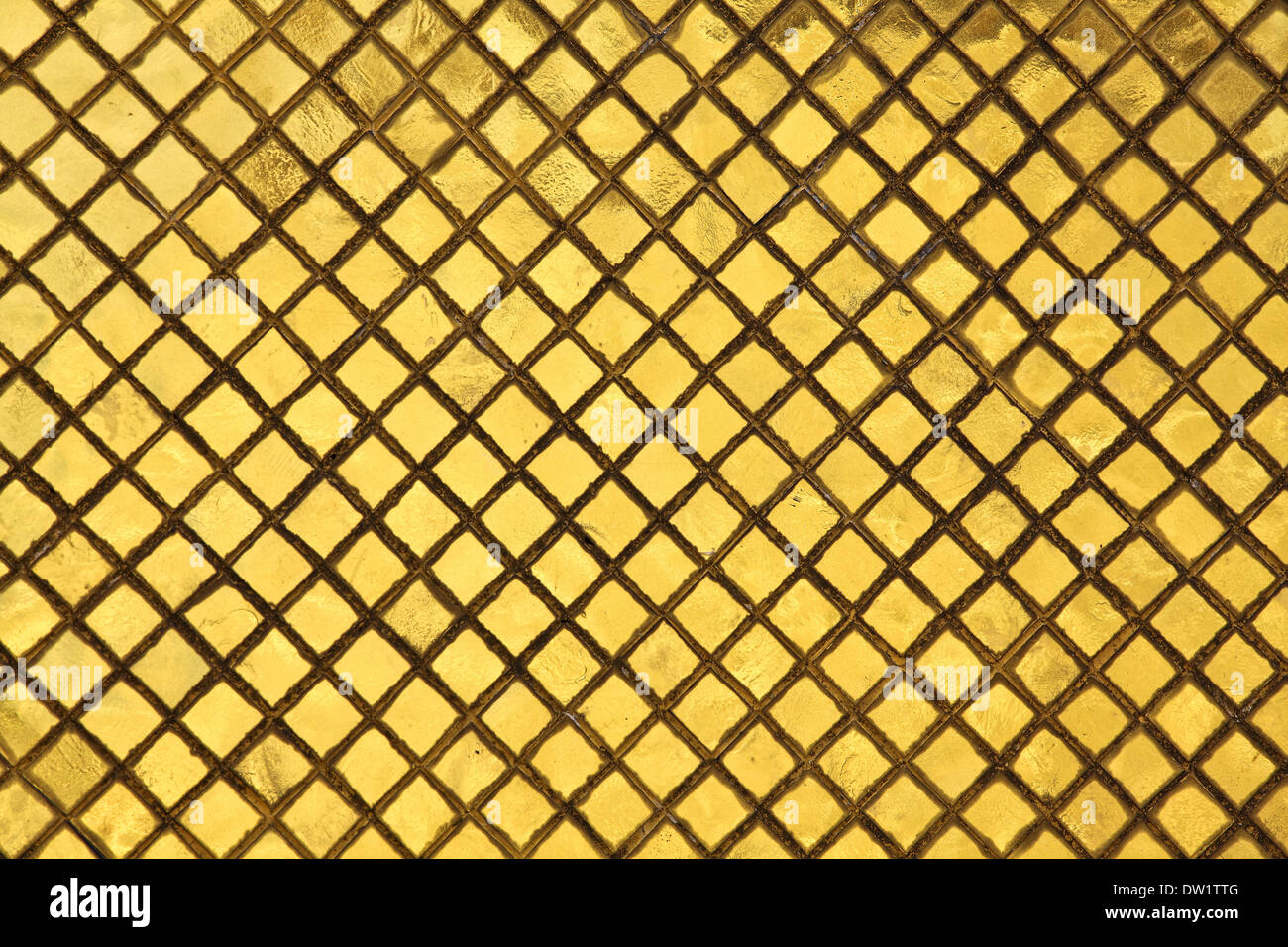 Golden gold background tiles hi-res stock photography and images - Alamy