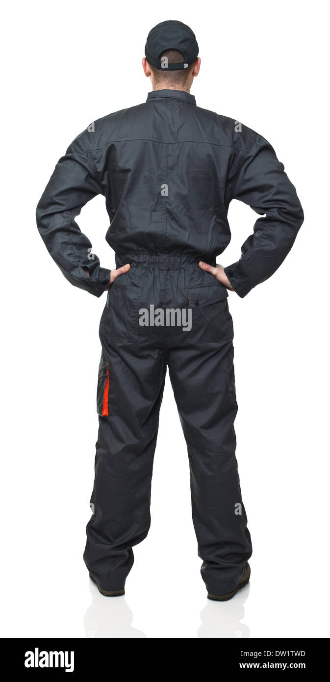 back of worker Stock Photo - Alamy
