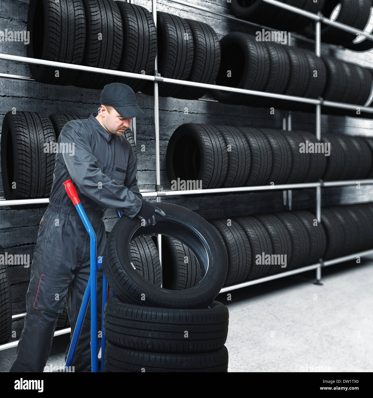 Garage background hi-res stock photography and images - Alamy