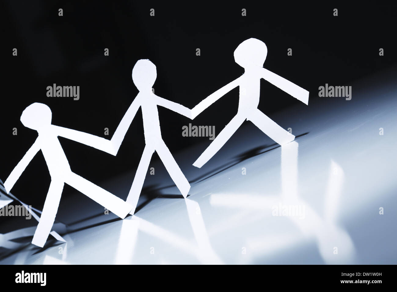 paper work team Stock Photo - Alamy