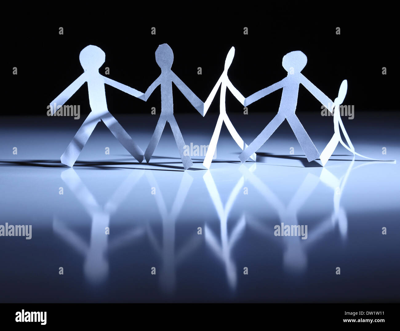 paper work team Stock Photo - Alamy