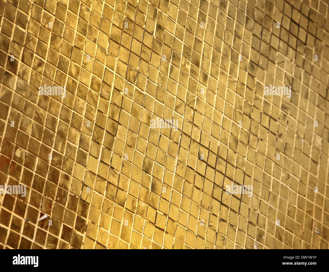 Golden gold background tiles hi-res stock photography and images - Alamy