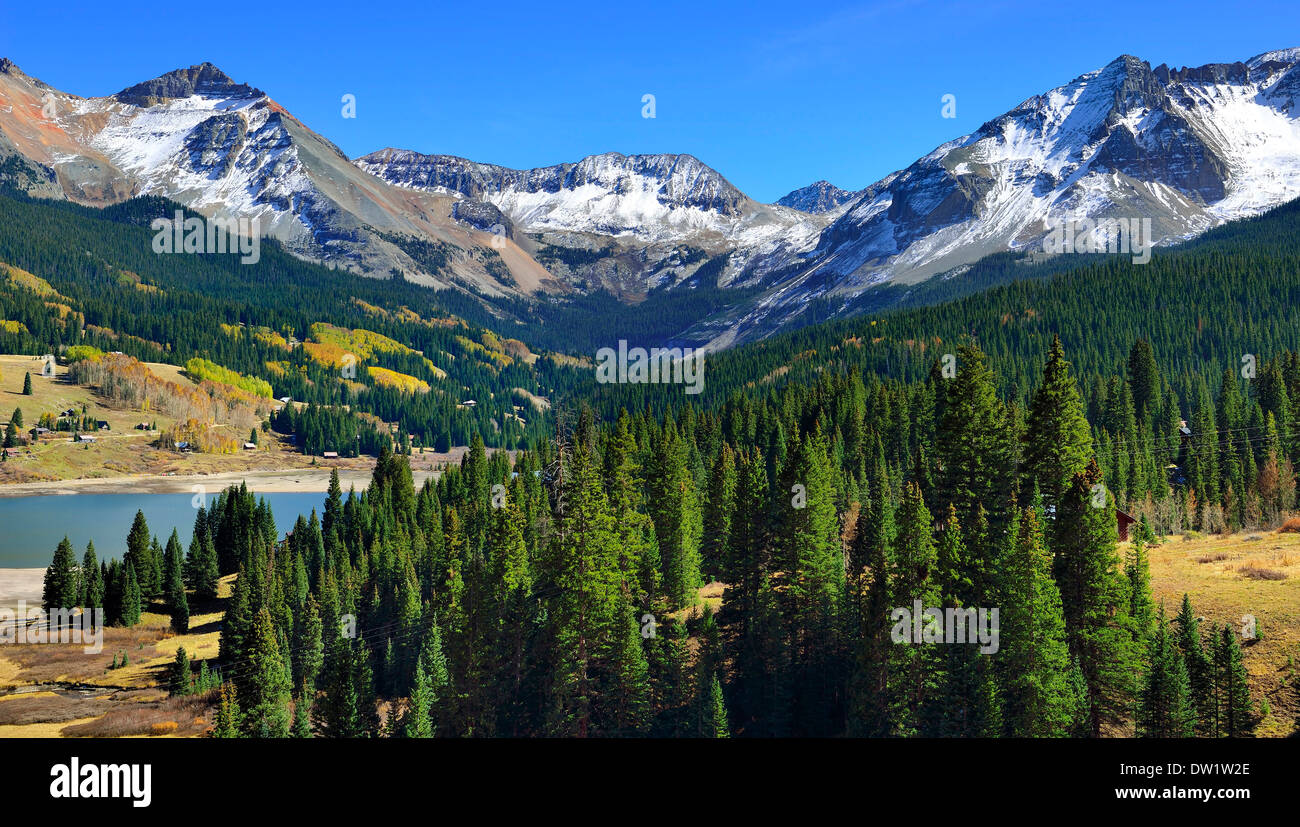 colourful mountains of Colorado during foliage season Stock Photo - Alamy