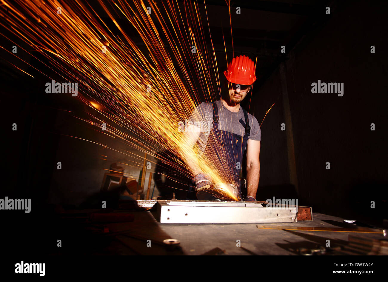 heavy manual worker Stock Photo - Alamy