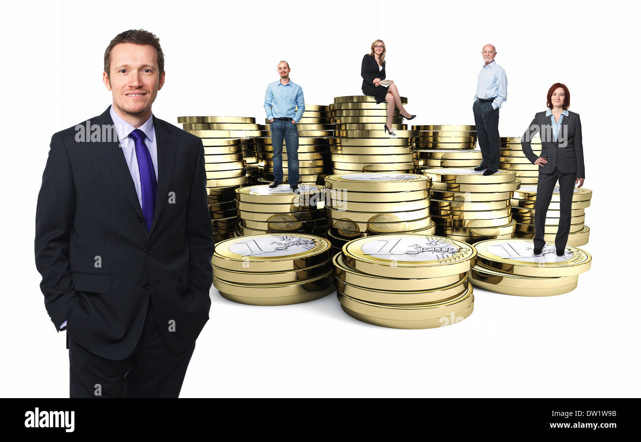 Rich old people Cut Out Stock Images & Pictures - Alamy