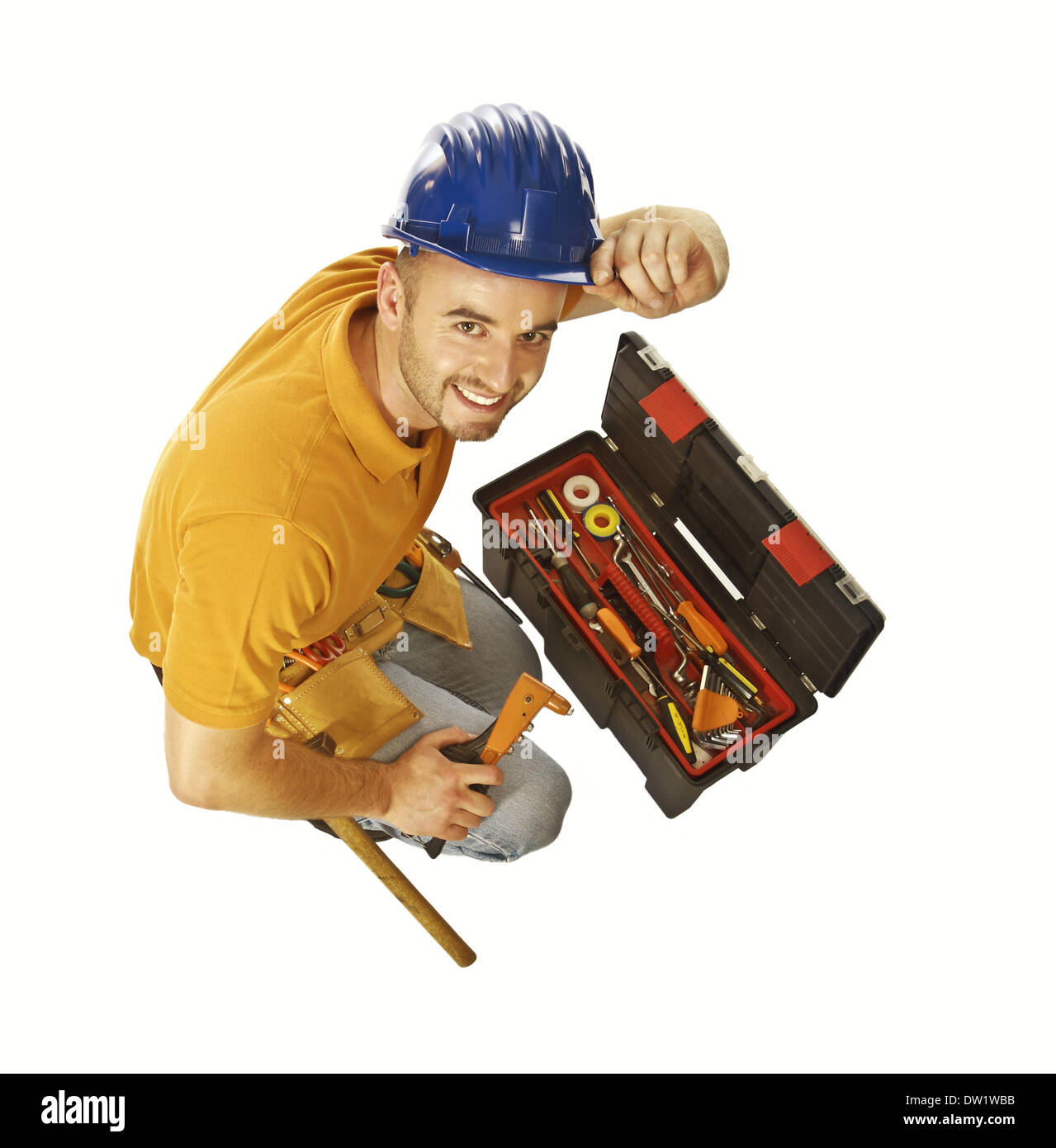 Happy workman hi-res stock photography and images - Alamy