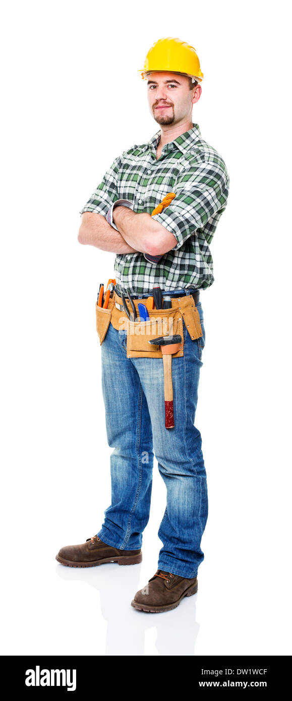 Manual Construction Worker Cut Out Stock Images & Pictures - Alamy