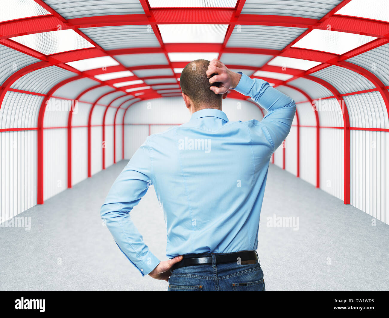 Man forklift warehouse empty hi-res stock photography and images - Alamy