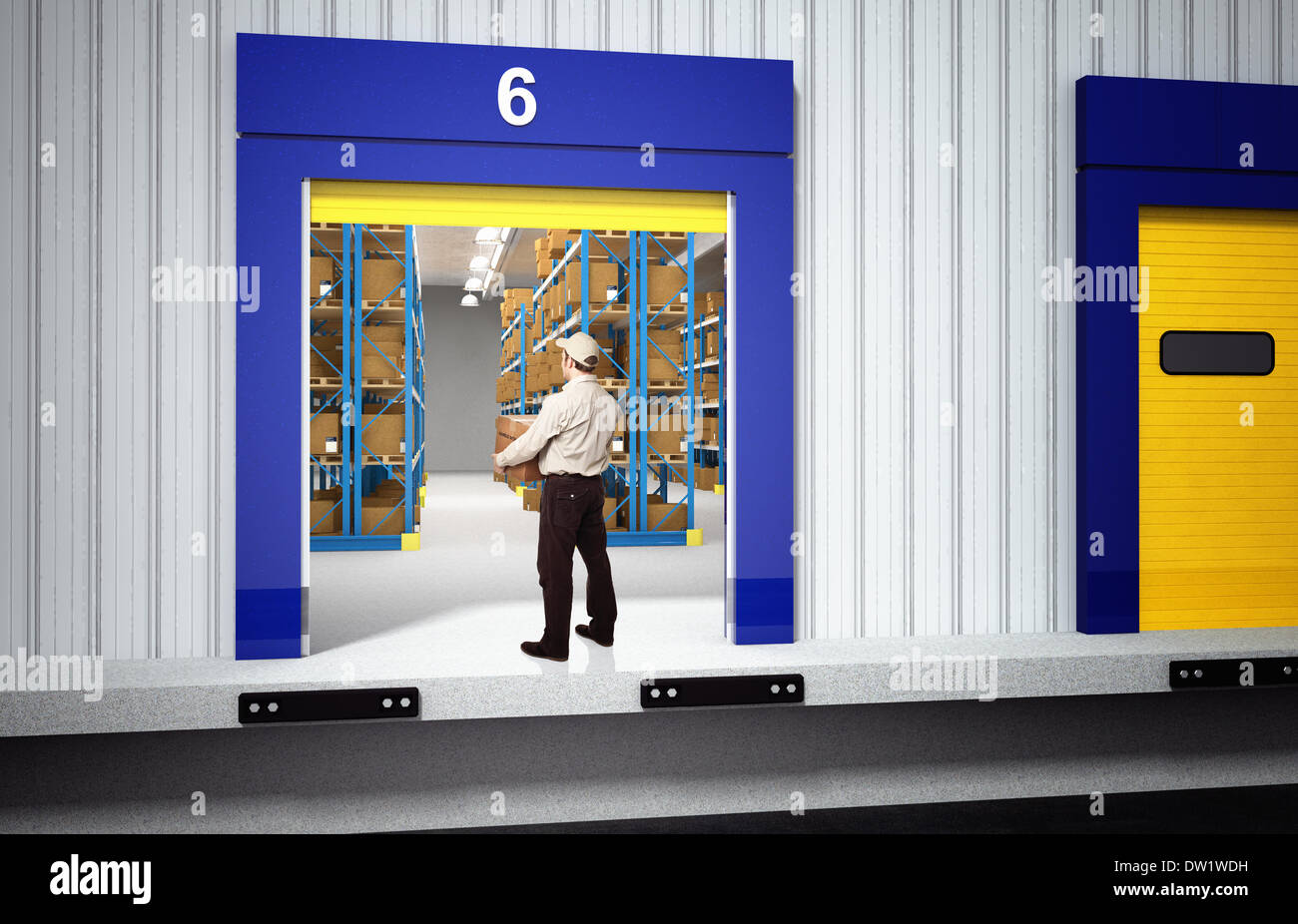 man at work Stock Photo - Alamy