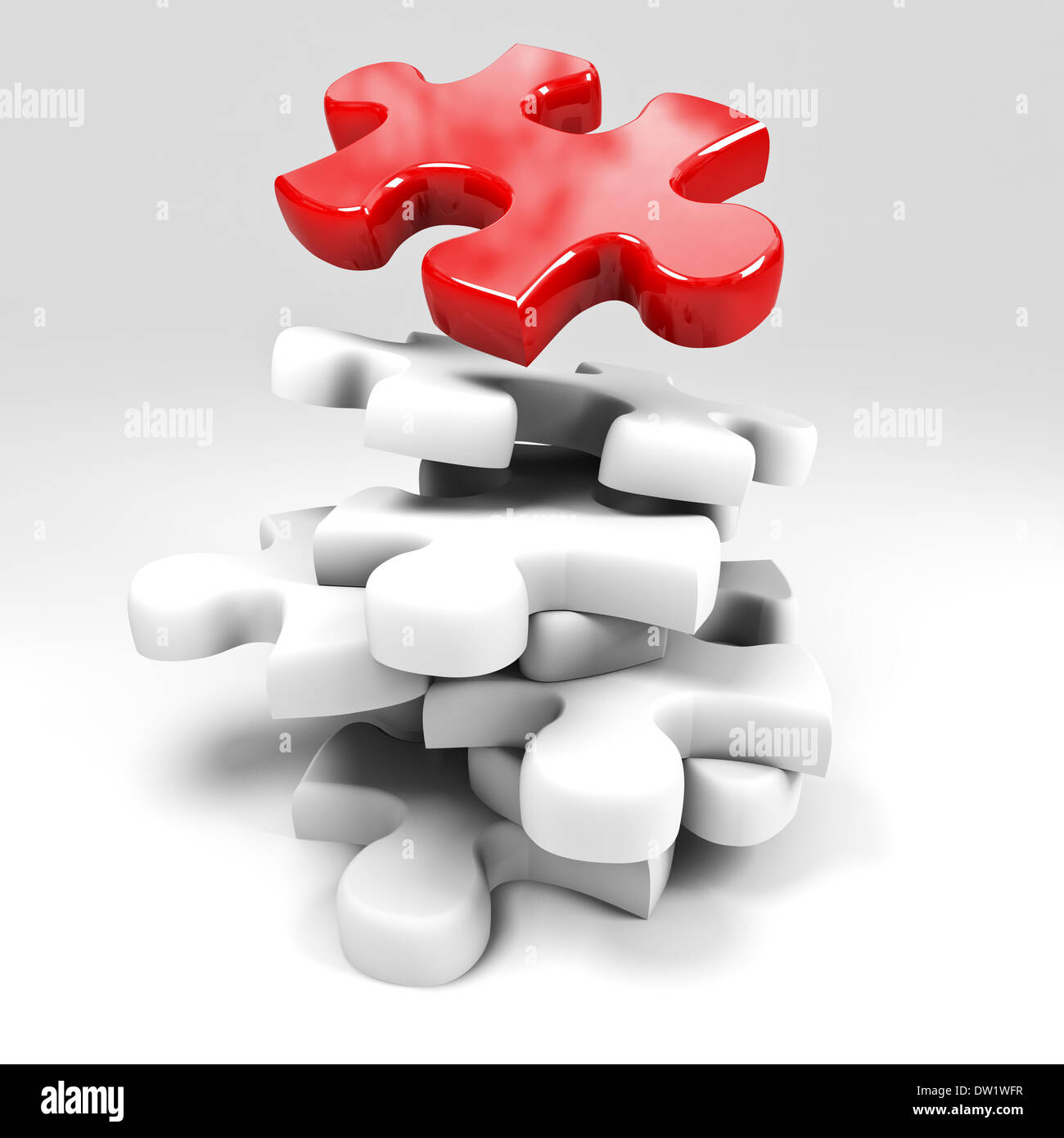 3d jigsaw puzzle hi-res stock photography and images - Alamy
