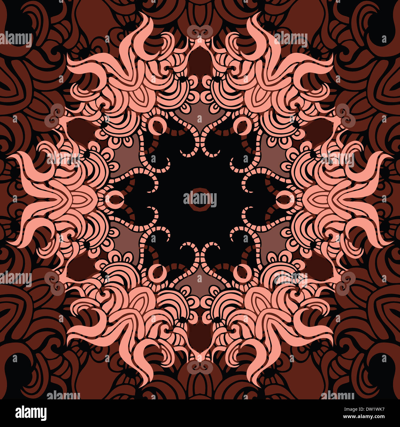 Mandala. Indian decorative pattern. Vector ethnic background Stock ...