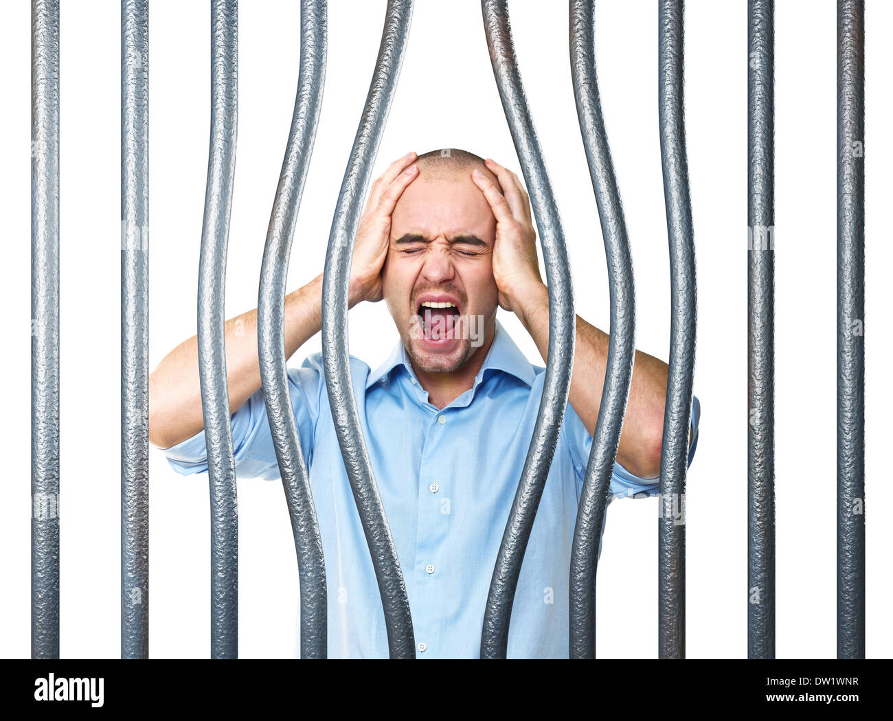 Metal bar prison jail hi-res stock photography and images - Alamy