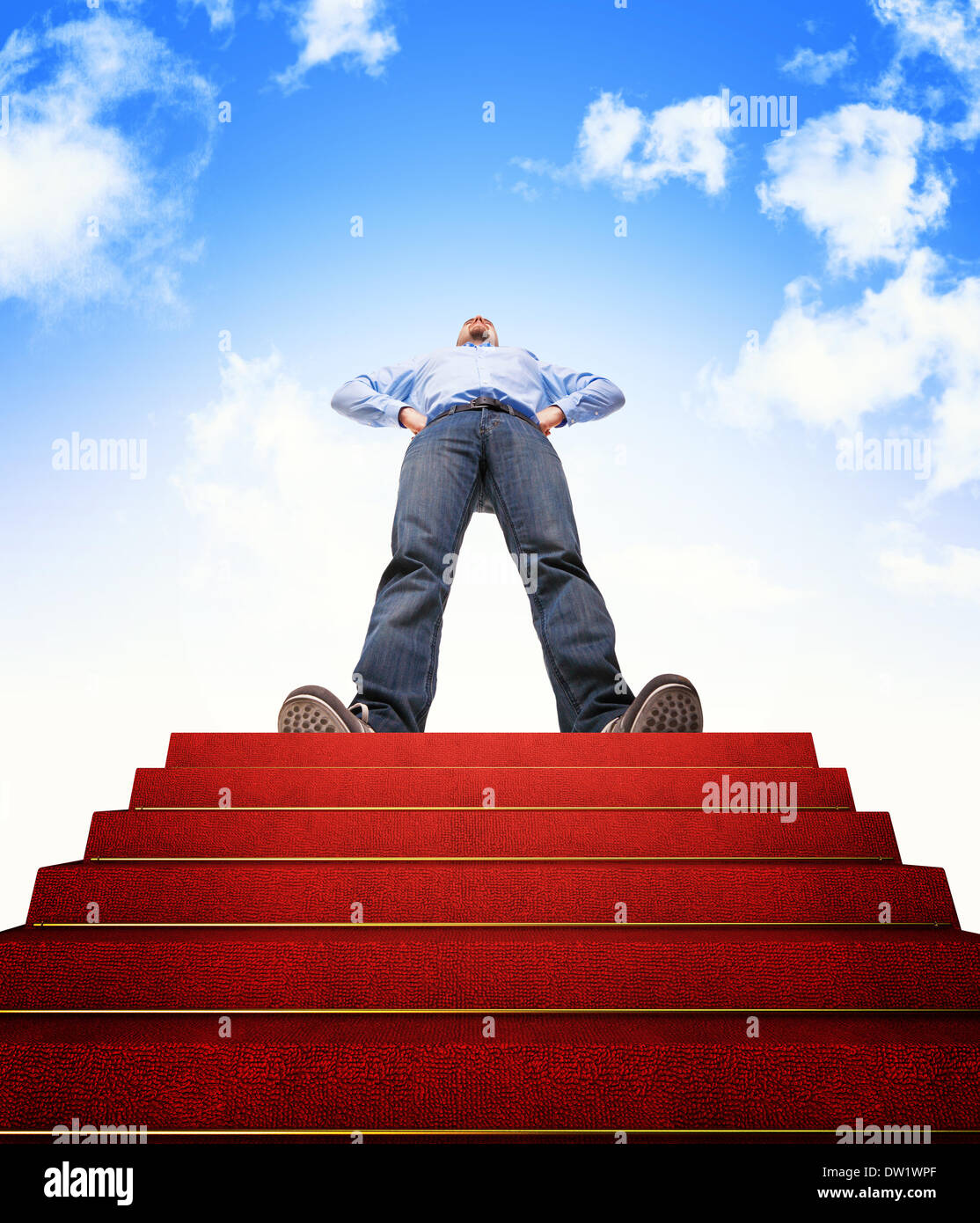 stair to success Stock Photo - Alamy