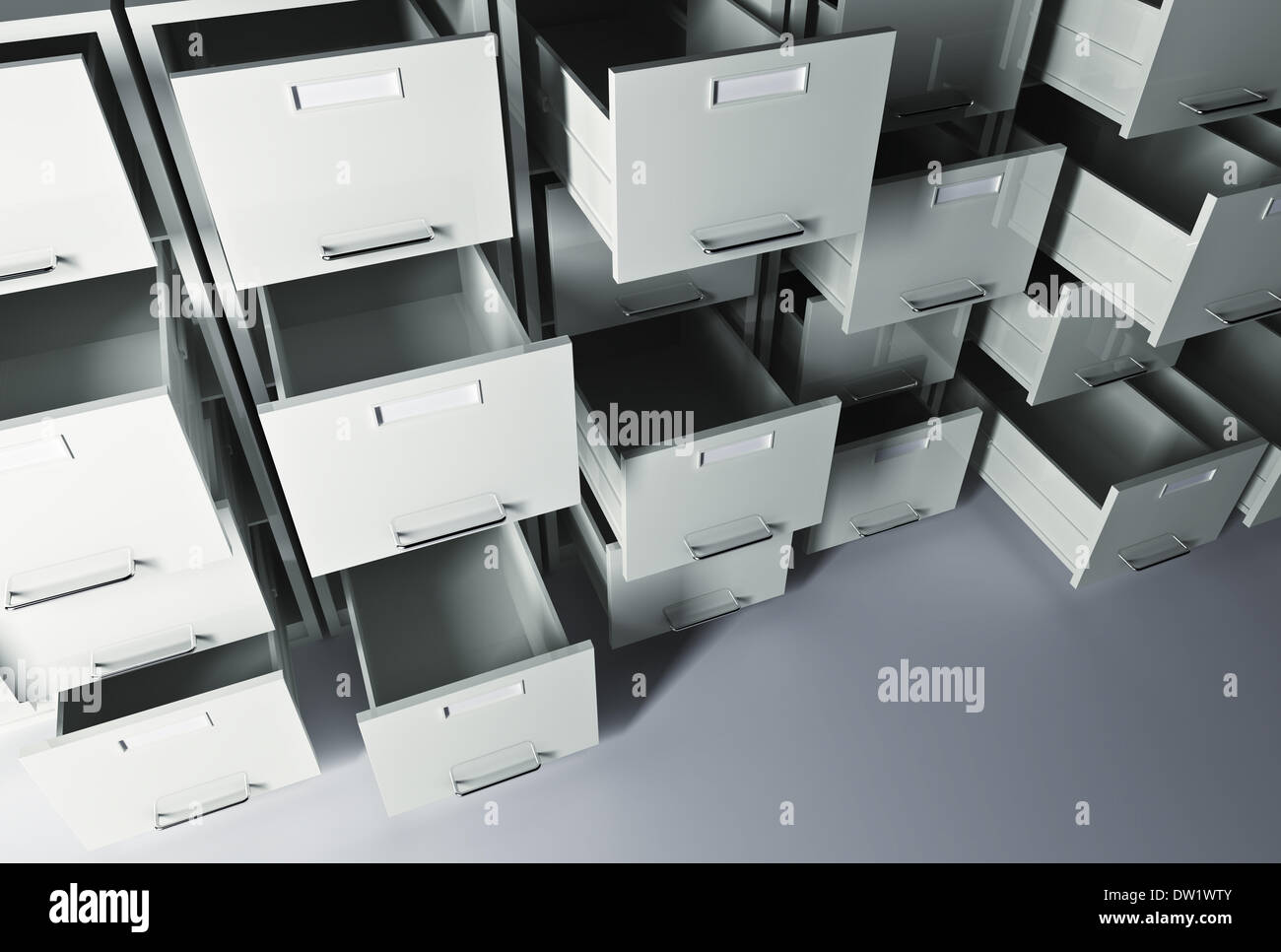 file cabinet 3d Stock Photo - Alamy