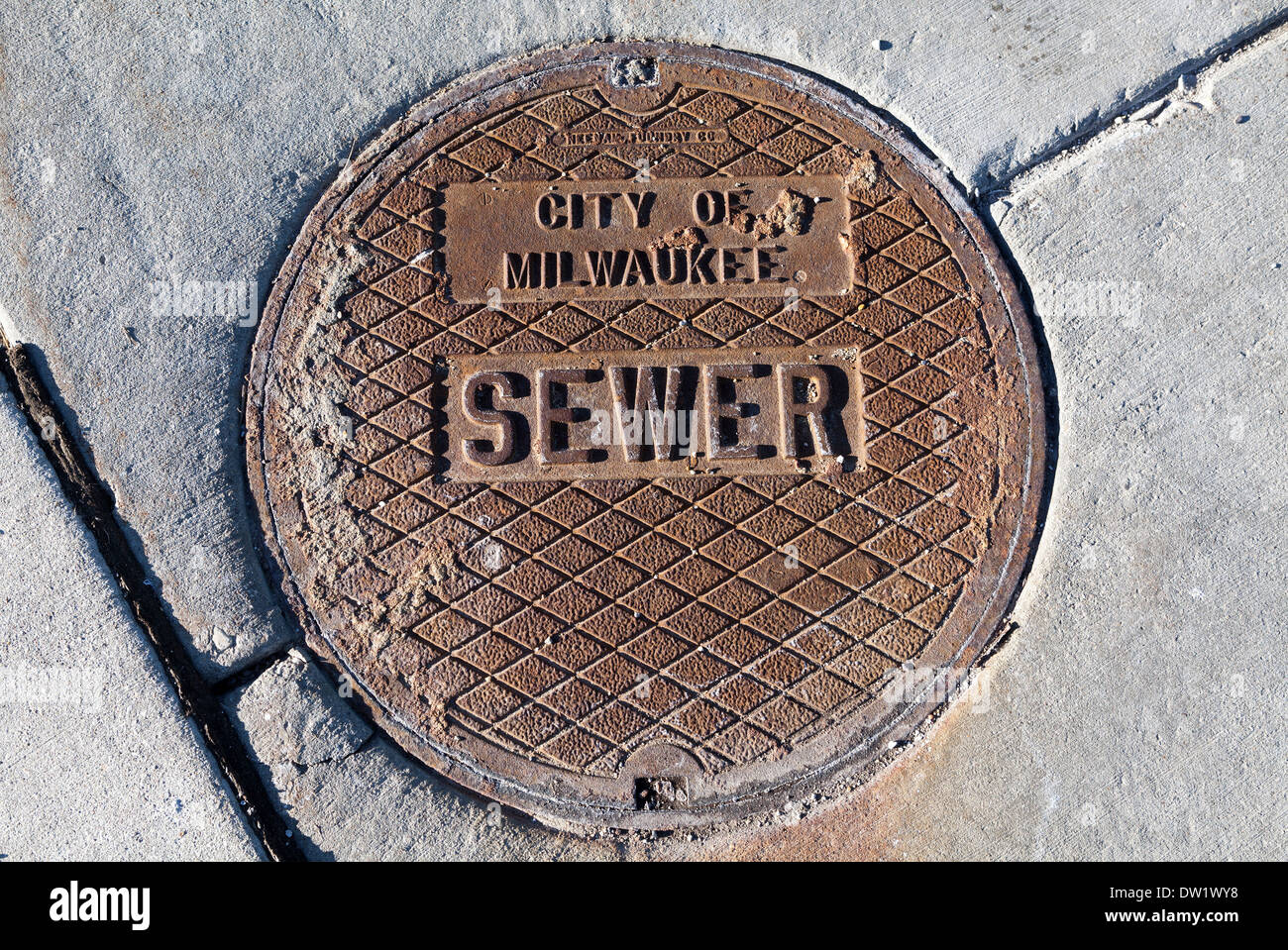 Manhole signs hi-res stock photography and images - Alamy