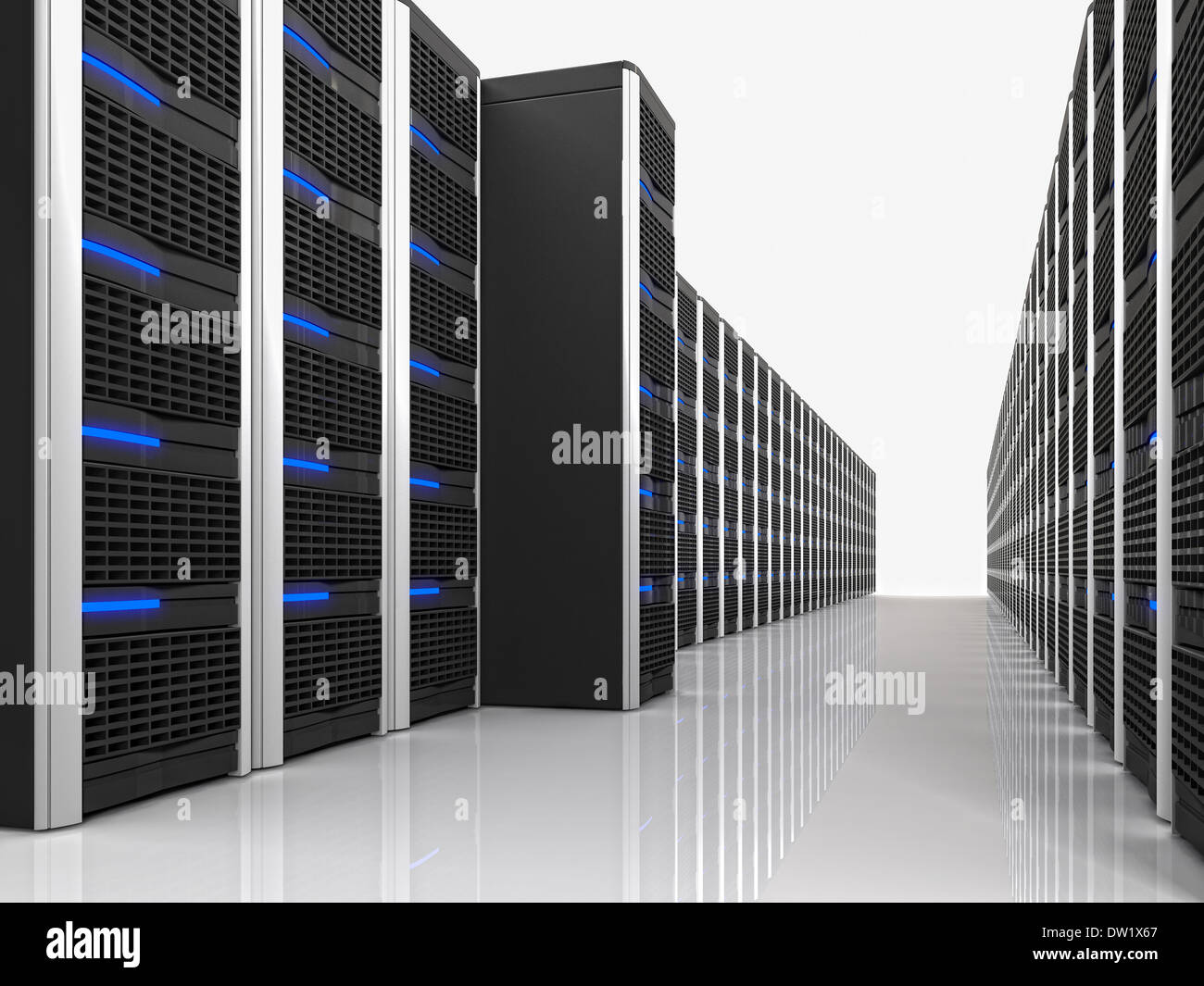 virtual server 3d Stock Photo - Alamy