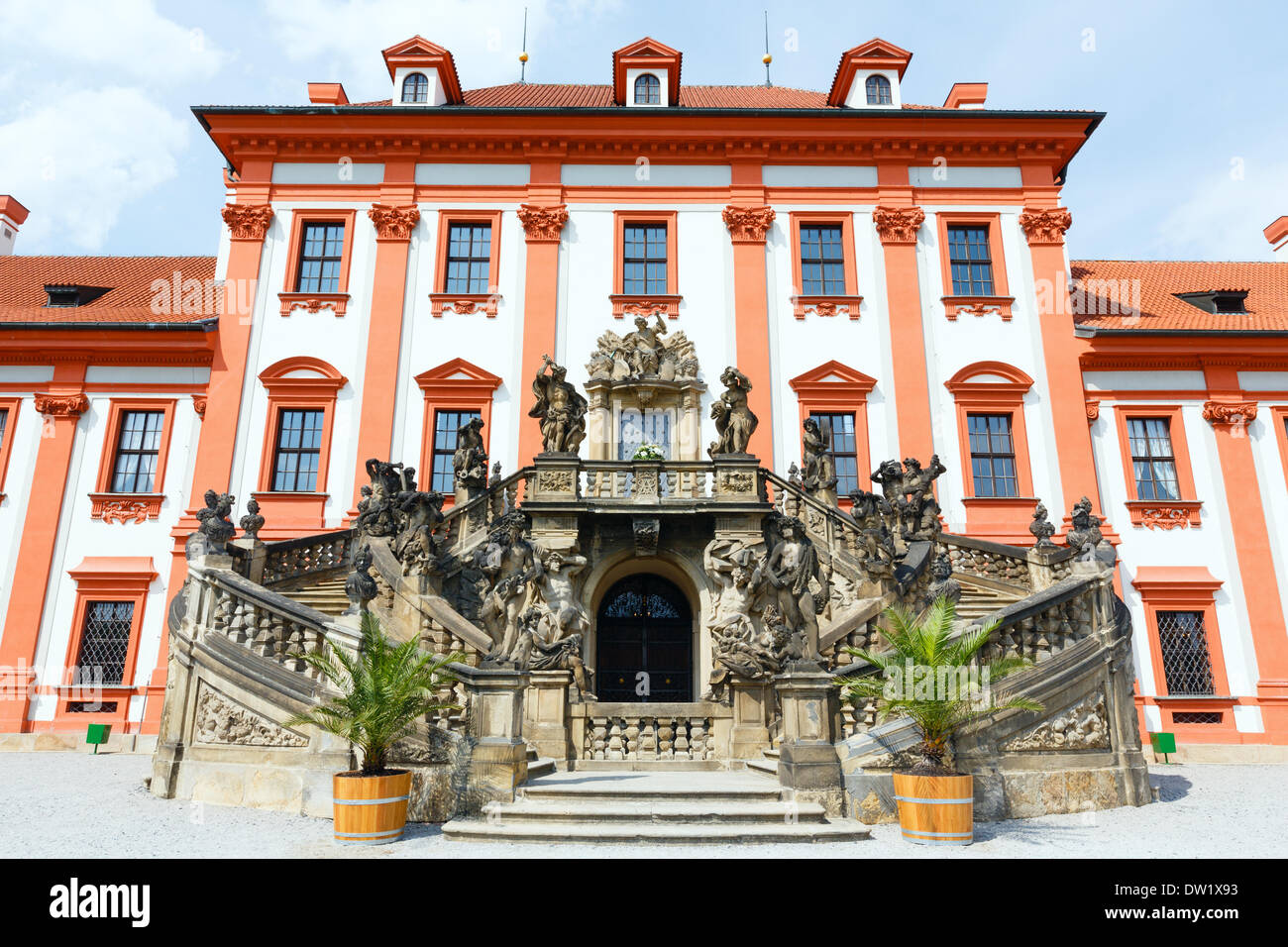 Troja castle sculpture architecture hi-res stock photography and images ...