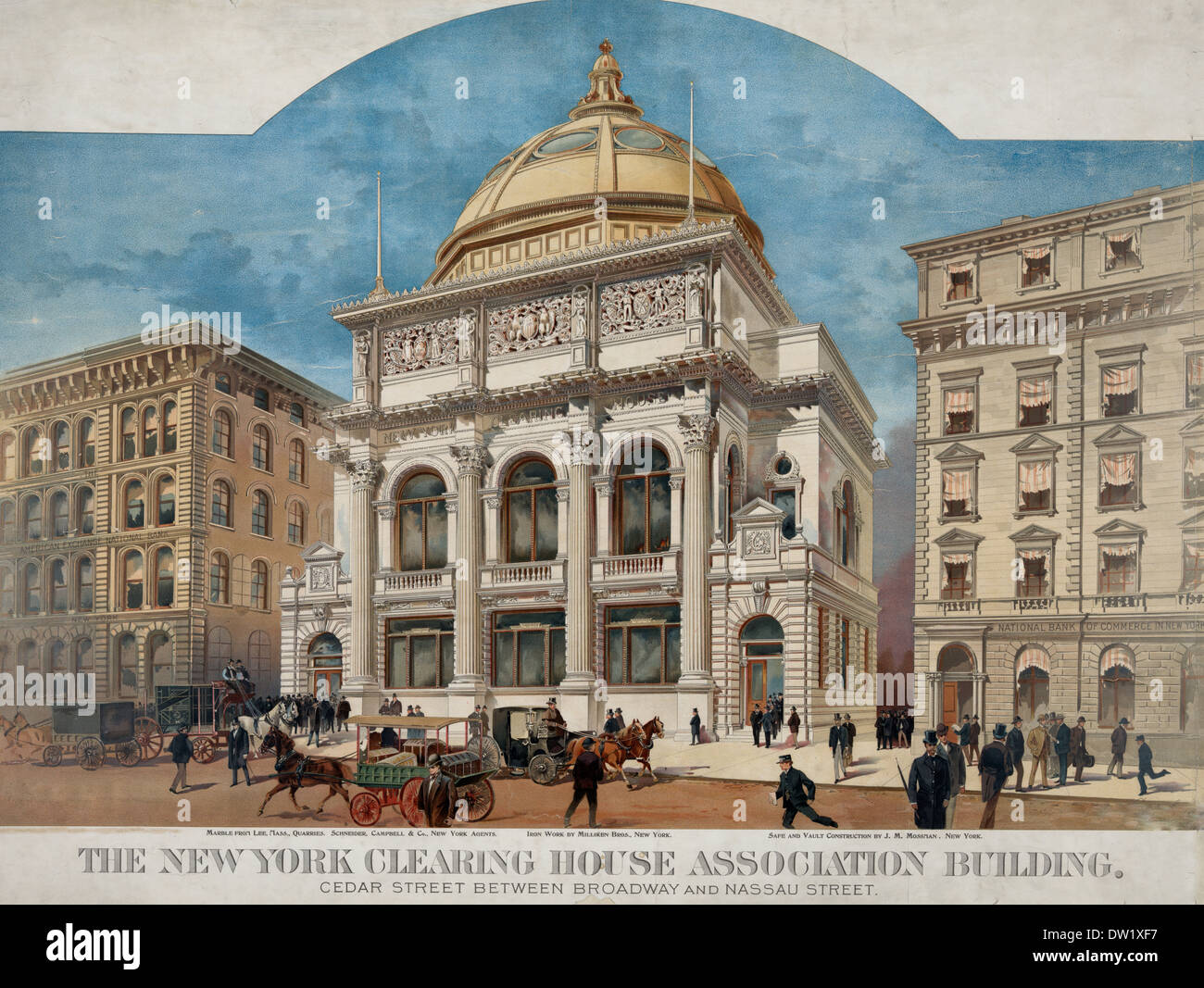 1880 new city street circa hi-res stock photography and images - Alamy