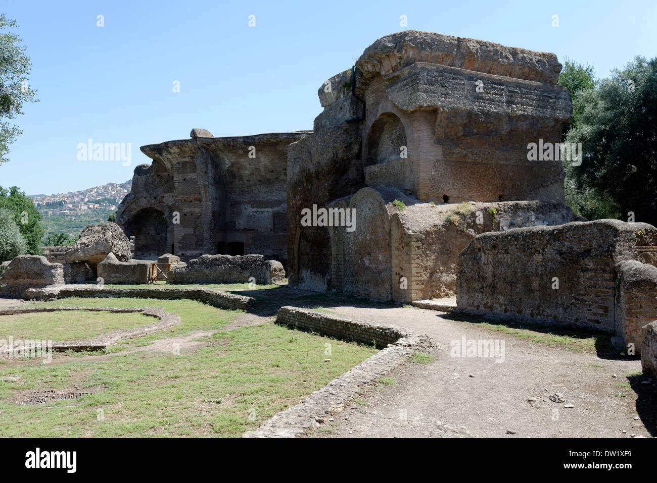 The ruins Latin Library (Biblioteca Latina) Libraries garden courtyard ...