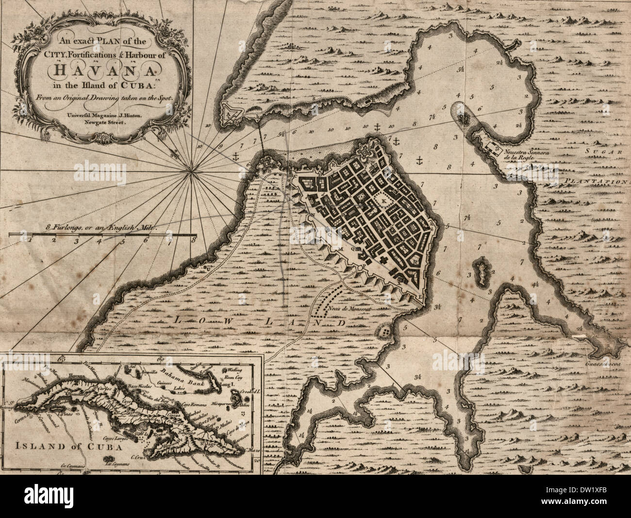 Map of havana hi-res stock photography and images - Alamy