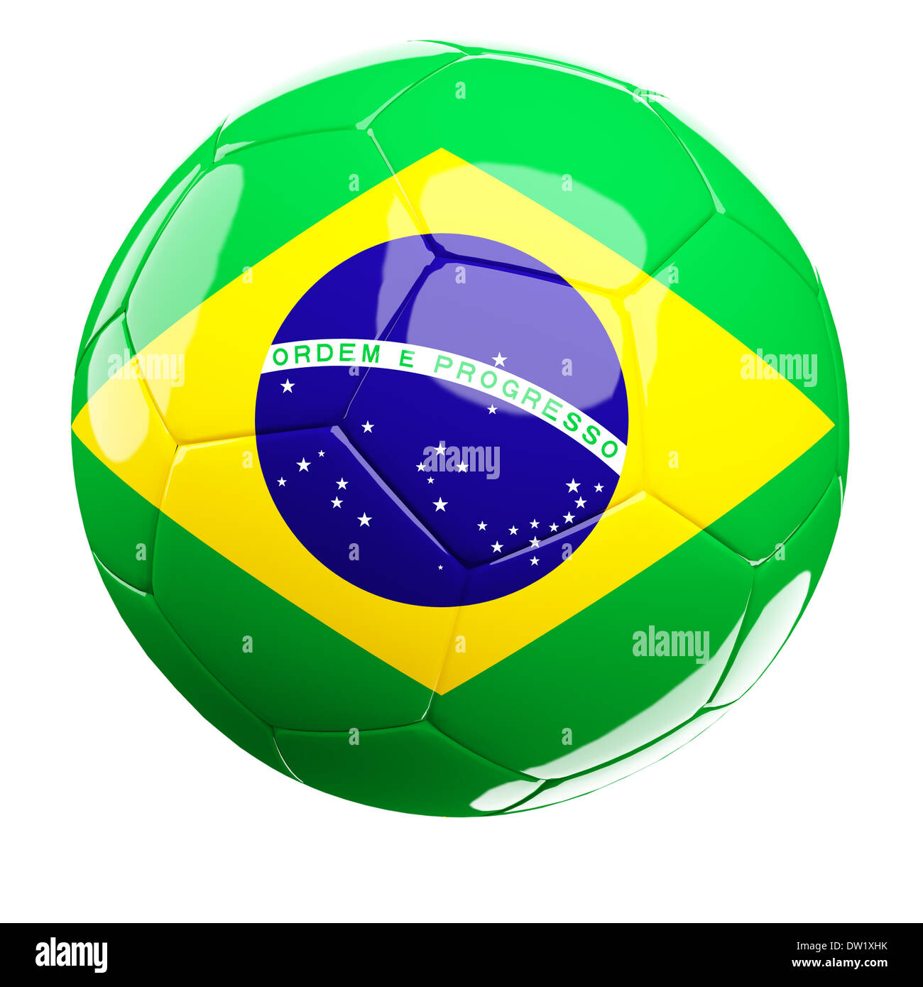 Brazilian football ball Cut Out Stock Images & Pictures - Alamy