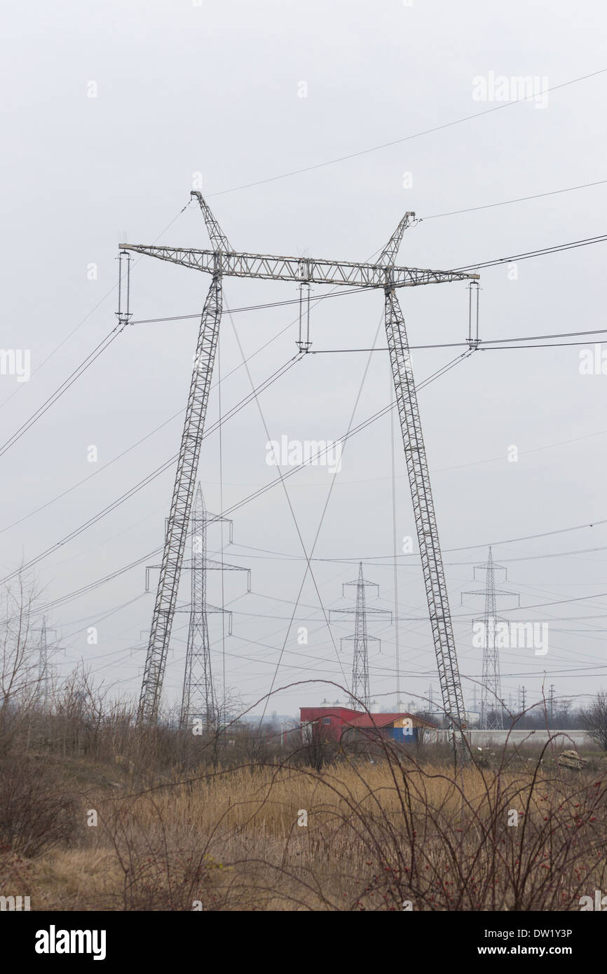 Power_lines hi-res stock photography and images - Alamy