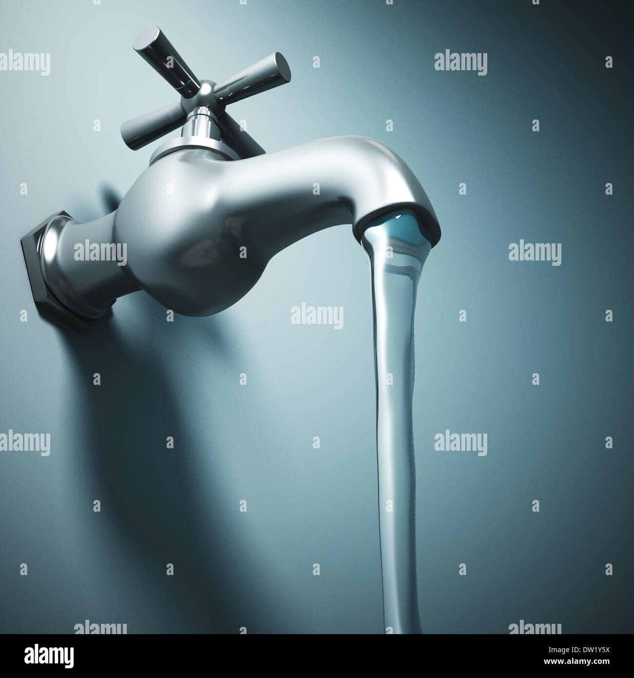 Water tap 3d hi-res stock photography and images - Alamy