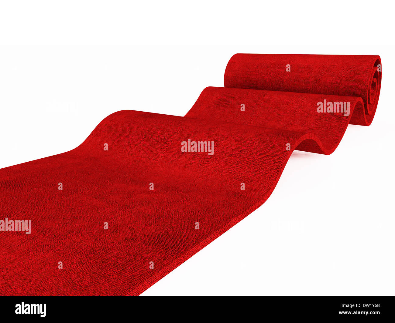 rolling red carpet Stock Photo - Alamy