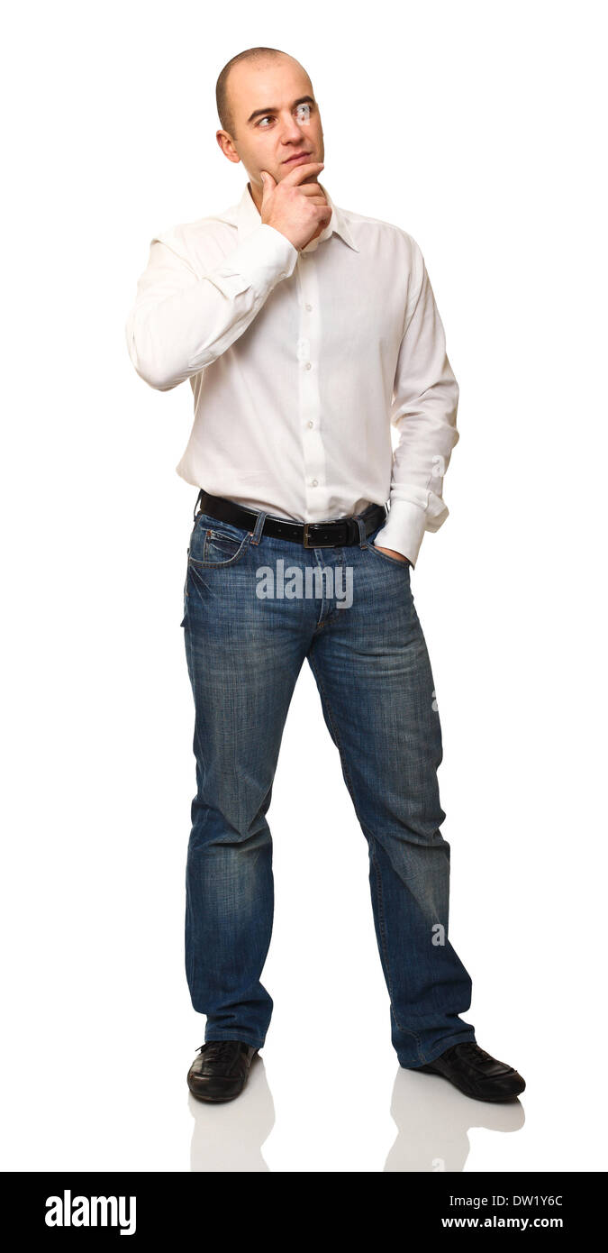 standing man portrait Stock Photo - Alamy