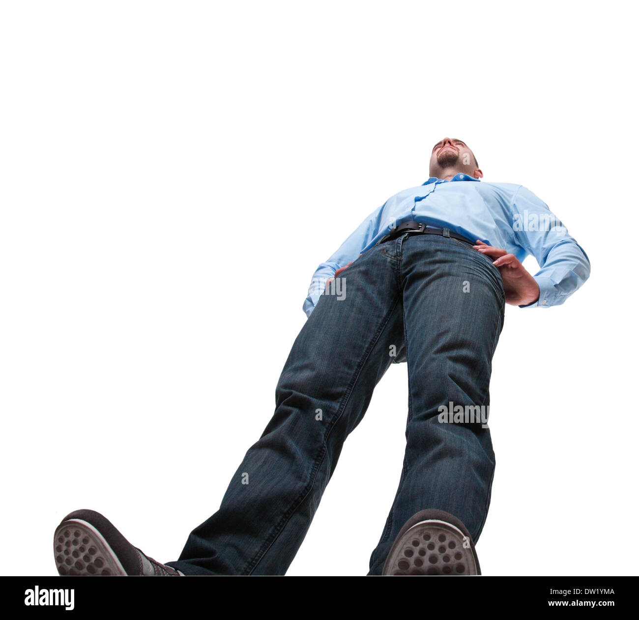 man isolated on white Stock Photo - Alamy
