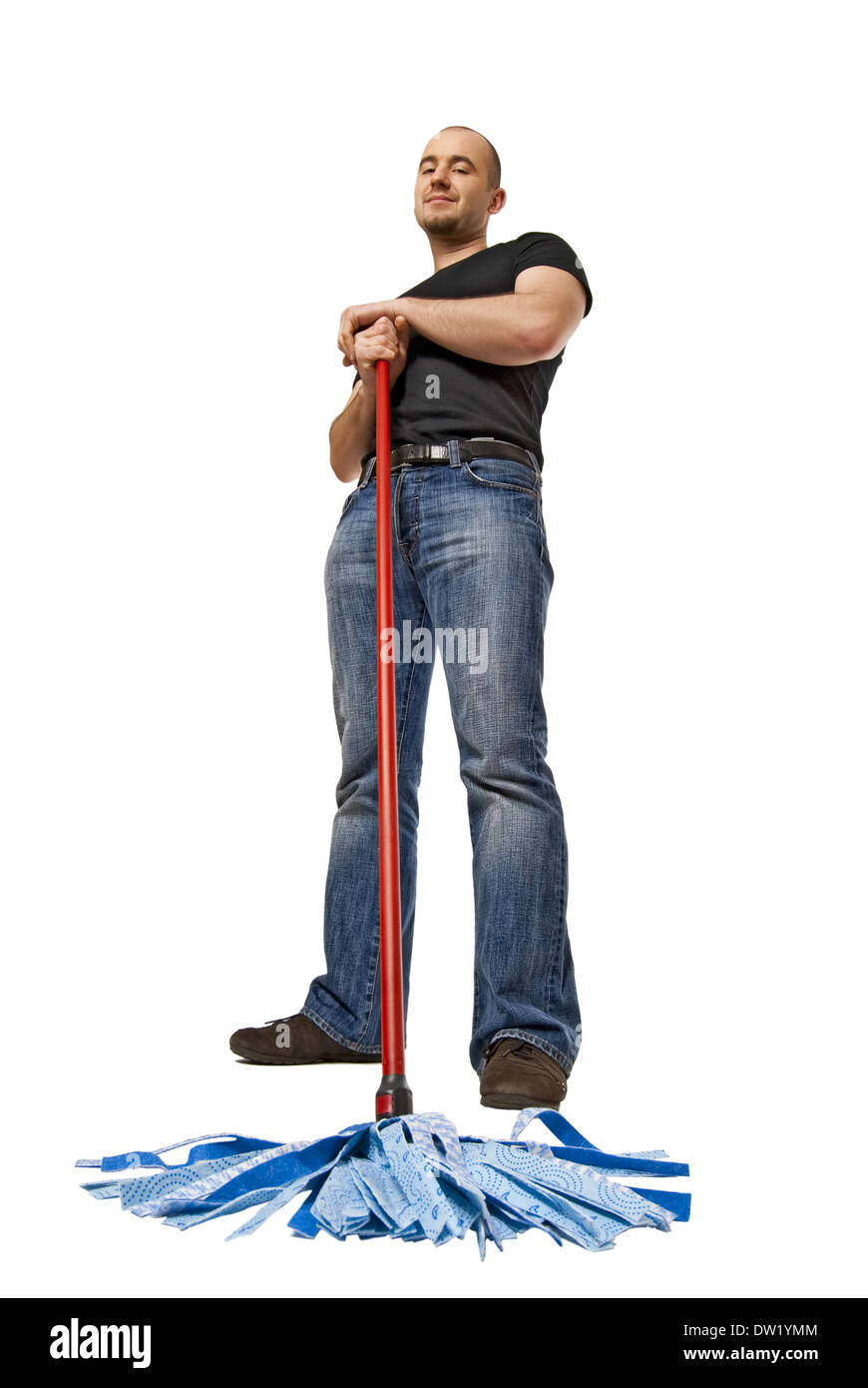 Male cleaner Cut Out Stock Images & Pictures - Alamy