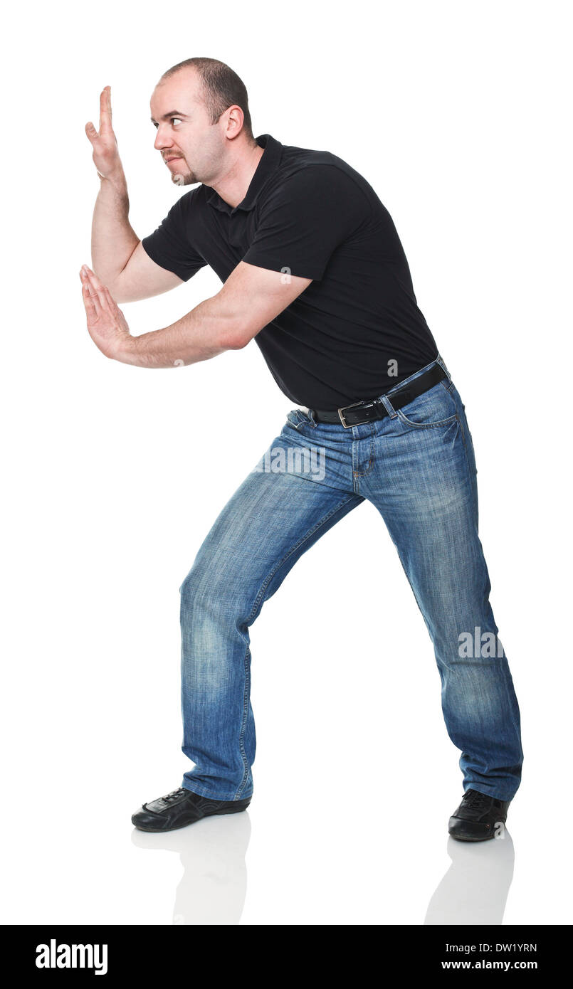 Push it Cut Out Stock Images & Pictures - Alamy