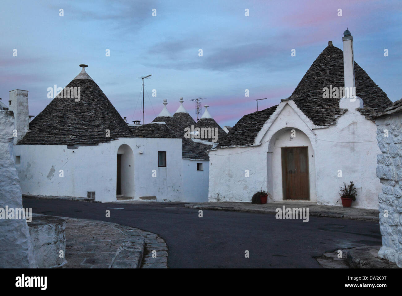 alberobello night view Stock Photo - Alamy