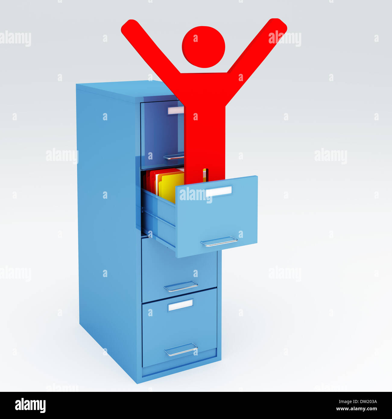 Man at file cabinet hi-res stock photography and images - Alamy