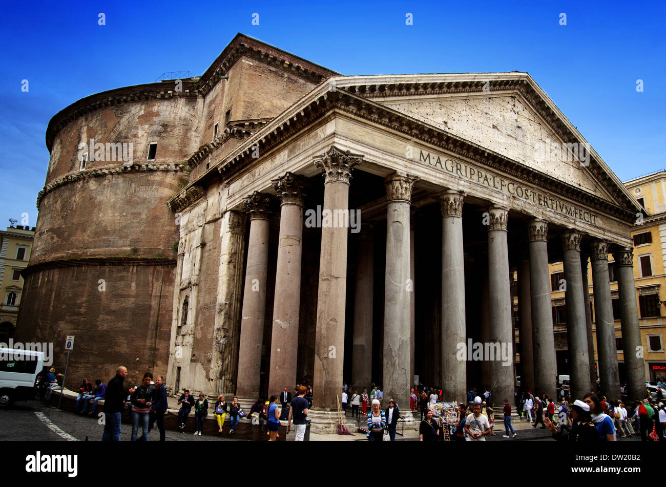 One of the most famous and hisoric building-Pantheon in Rome Stock ...